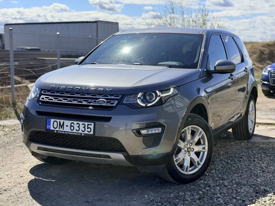 Серый Ленд Ровер Discovery Sport 2015 в Рига, объемом двигателя 2.20 л и пробегом 189 тыс. км за 13995 €, фото 4 на AUTOMOTO.COM.LV
