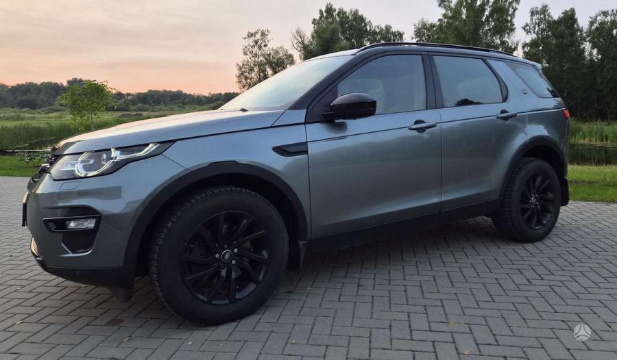 Серый Ленд Ровер Discovery Sport 2015 в Утена, объемом двигателя 2.18 л и пробегом 244 тыс. км за 10500 €, фото 1 на AUTOMOTO.COM.LV