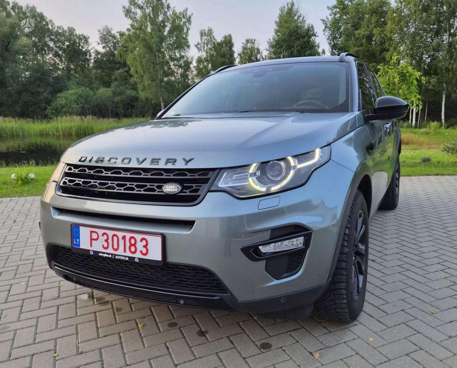 Серый Ленд Ровер Discovery Sport 2015 в Утена, объемом двигателя 2.18 л и пробегом 244 тыс. км за 10500 €, фото 5 на AUTOMOTO.COM.LV
