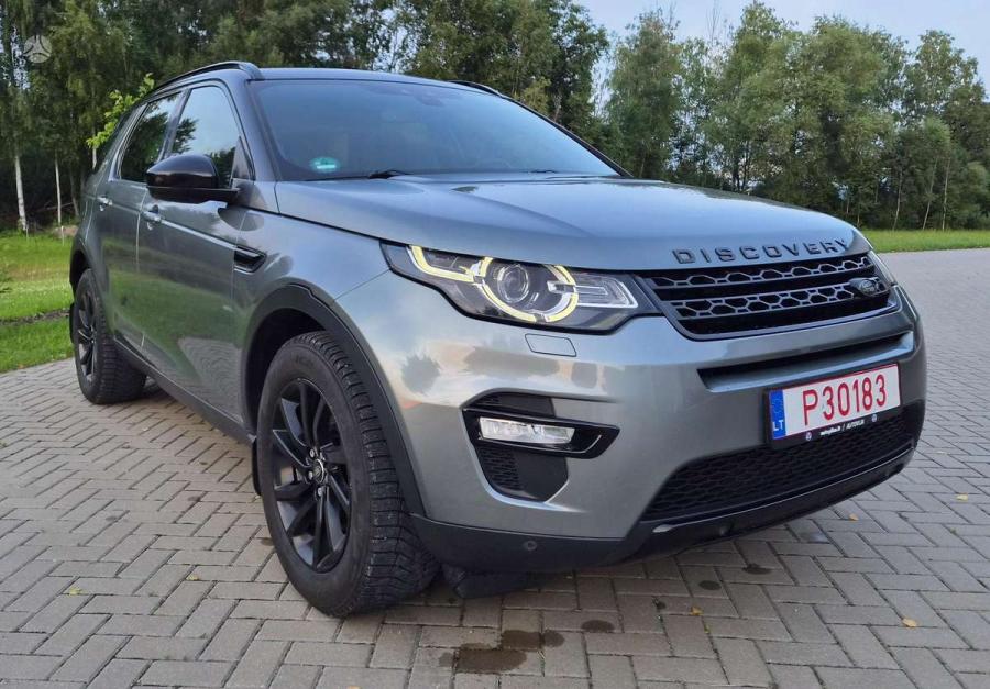 Серый Ленд Ровер Discovery Sport 2015 в Утена, объемом двигателя 2.18 л и пробегом 244 тыс. км за 10500 €, фото 7 на AUTOMOTO.COM.LV