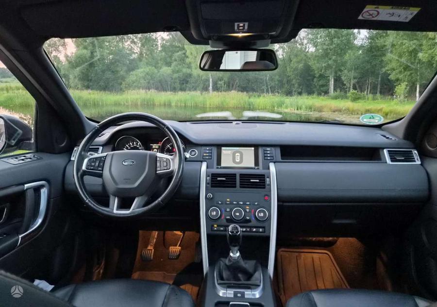 Серый Ленд Ровер Discovery Sport 2015 в Утена, объемом двигателя 2.18 л и пробегом 244 тыс. км за 10500 €, фото 16 на AUTOMOTO.COM.LV