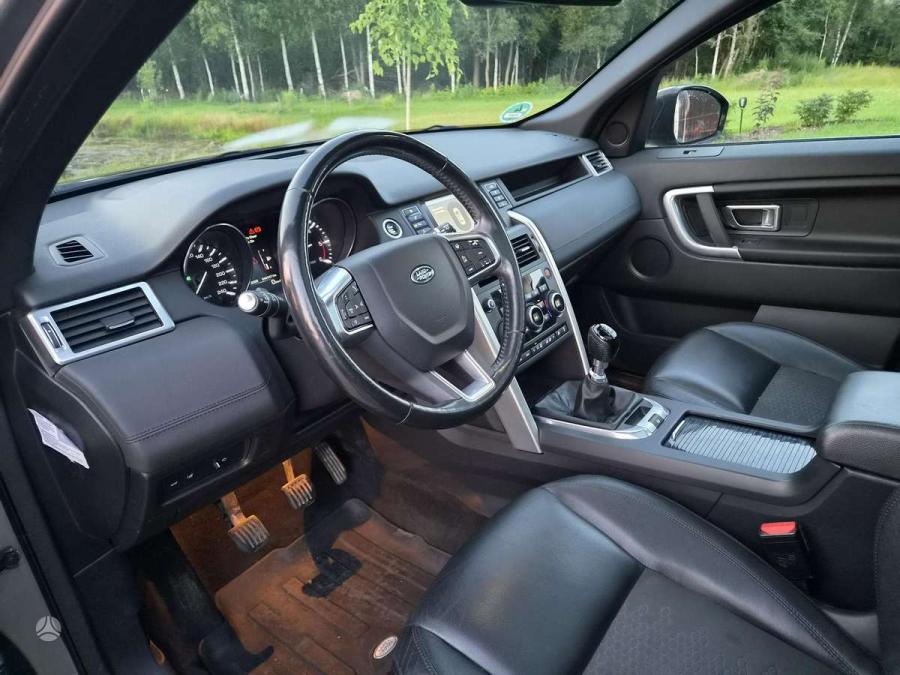Серый Ленд Ровер Discovery Sport 2015 в Утена, объемом двигателя 2.18 л и пробегом 244 тыс. км за 10500 €, фото 18 на AUTOMOTO.COM.LV