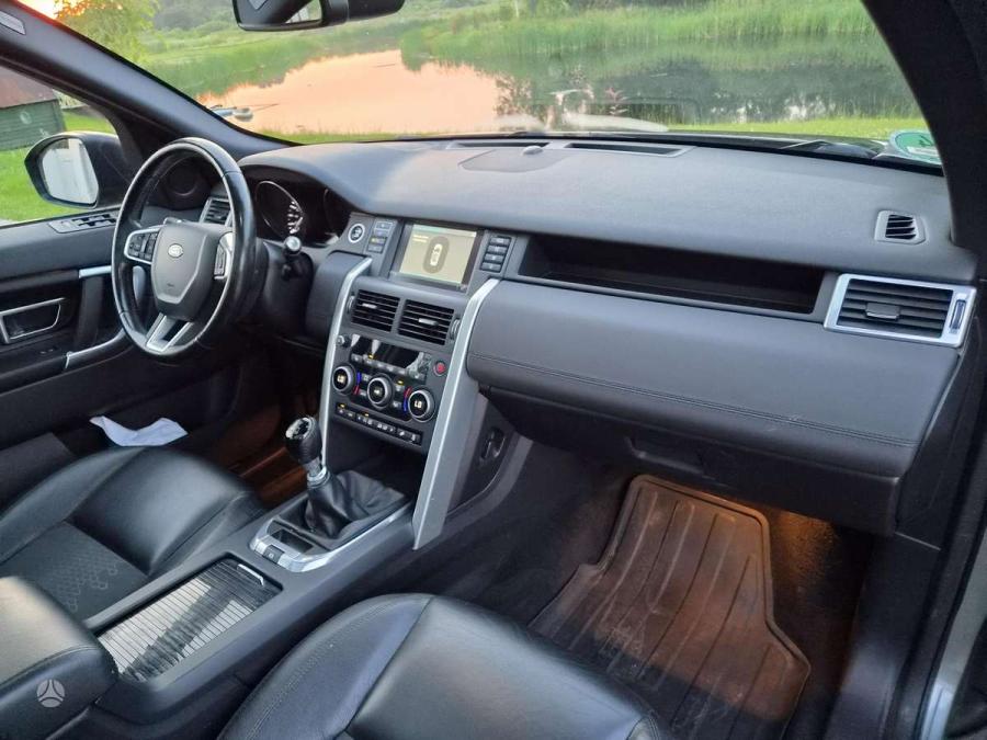 Серый Ленд Ровер Discovery Sport 2015 в Утена, объемом двигателя 2.18 л и пробегом 244 тыс. км за 10500 €, фото 19 на AUTOMOTO.COM.LV