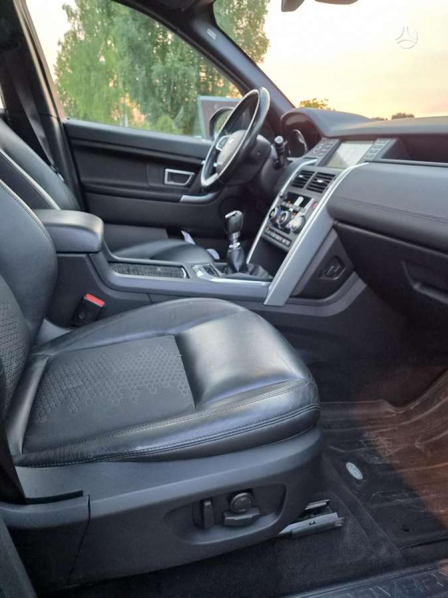 Серый Ленд Ровер Discovery Sport 2015 в Утена, объемом двигателя 2.18 л и пробегом 244 тыс. км за 10500 €, фото 20 на AUTOMOTO.COM.LV