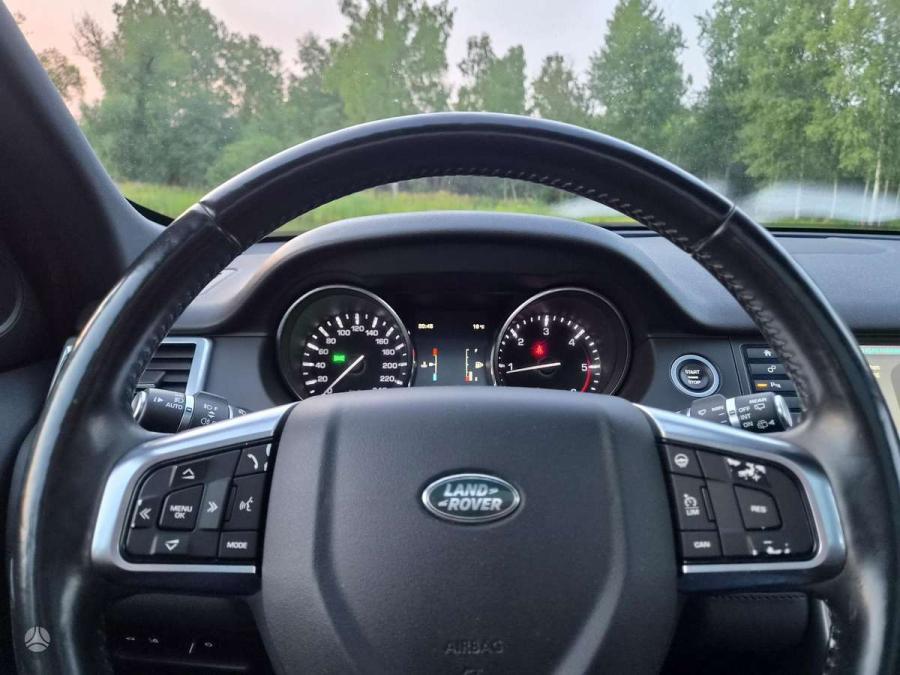Серый Ленд Ровер Discovery Sport 2015 в Утена, объемом двигателя 2.18 л и пробегом 244 тыс. км за 10500 €, фото 24 на AUTOMOTO.COM.LV