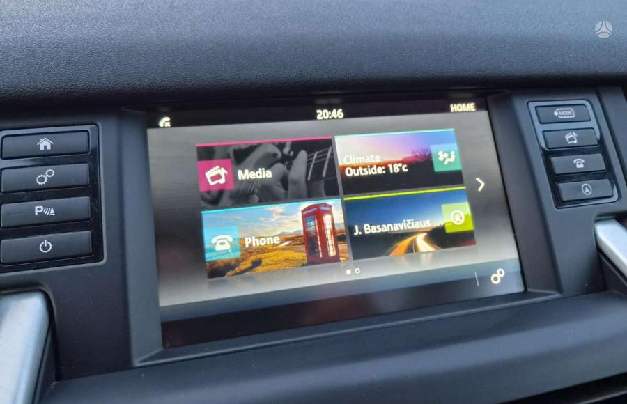 Серый Ленд Ровер Discovery Sport 2015 в Утена, объемом двигателя 2.18 л и пробегом 244 тыс. км за 10500 €, фото 28 на AUTOMOTO.COM.LV