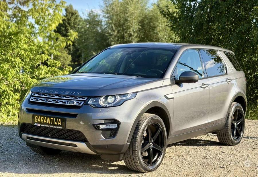 Серый Ленд Ровер Discovery Sport 2015 в Шяуляй, объемом двигателя 2.18 л и пробегом 213 тыс. км за 14450 €, фото 23 на AUTOMOTO.COM.LV