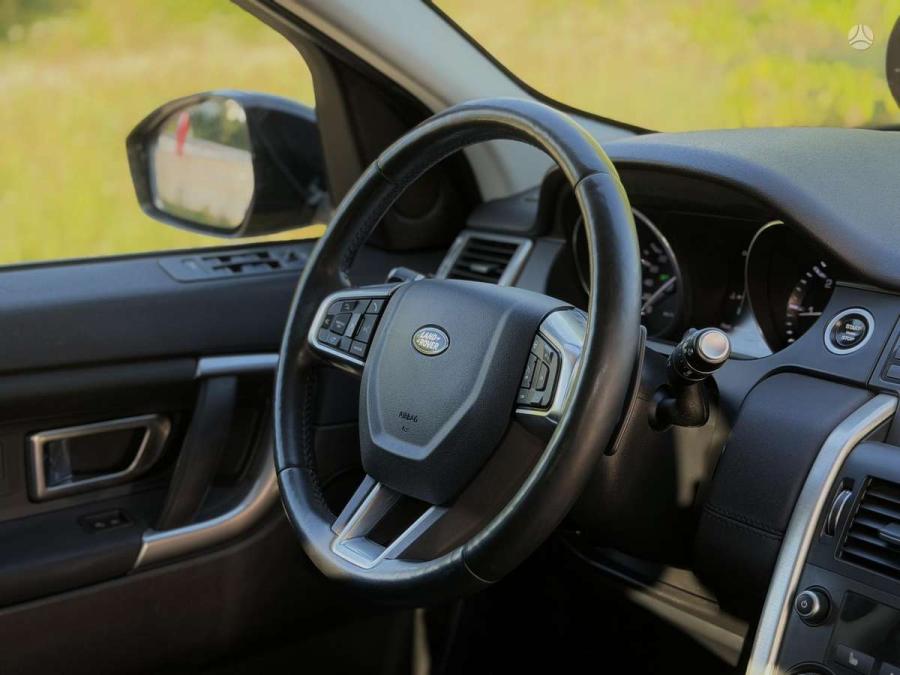 Серый Ленд Ровер Discovery Sport 2015 в Шяуляй, объемом двигателя 2.18 л и пробегом 213 тыс. км за 14450 €, фото 32 на AUTOMOTO.COM.LV