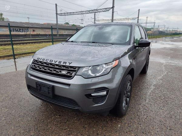 Pelēks Land Rover Discovery Sport 2015 Šauļi, ar dzinēja tilpumu 2.00 L un nobraukumu 132 tūkst. km par 10700 €, foto 1 vietnē AUTOMOTO.COM.LV