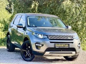 Pelēks Land Rover Discovery Sport 2015 Šauļi, ar dzinēja tilpumu 2.18 L un nobraukumu 213 tūkst. km par 14450 €, foto  vietnē AUTOMOTO.COM.LV