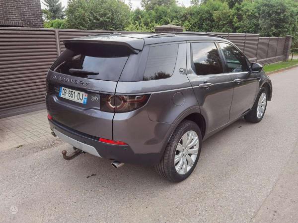 Pelēks Land Rover Discovery Sport 2015 Kauņa, ar dzinēja tilpumu 2.18 L un nobraukumu 264 tūkst. km par 5200 €, foto 1 vietnē AUTOMOTO.COM.LV
