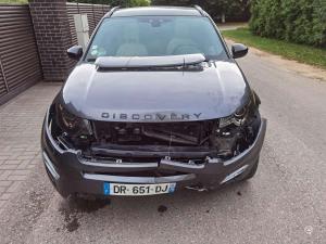 Grey Land Rover Discovery Sport 2015 in Kaunas, with an engine capacity of 2.18 L and mileage of 264 thousand km for 5200 €, photo 12 on AUTOMOTO.COM.LV