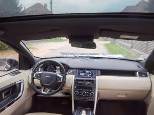 Grey Land Rover Discovery Sport 2015 in Kaunas, with an engine capacity of 2.18 L and mileage of 264 thousand km for 5200 €, photo 21 on AUTOMOTO.COM.LV