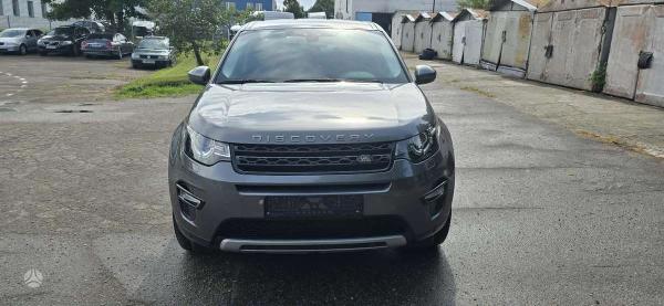 Pelēks Land Rover Discovery Sport 2015 Šauļi, ar dzinēja tilpumu 2.18 L un nobraukumu 214 tūkst. km par 9950 €, foto 1 vietnē AUTOMOTO.COM.LV