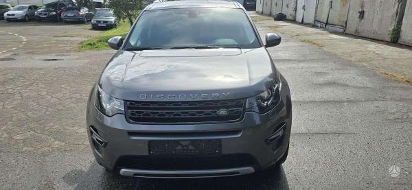 Pelēks Land Rover Discovery Sport 2015 Šauļi, ar dzinēja tilpumu 2.18 L un nobraukumu 214 tūkst. km par 9950 €, foto 2 vietnē AUTOMOTO.COM.LV
