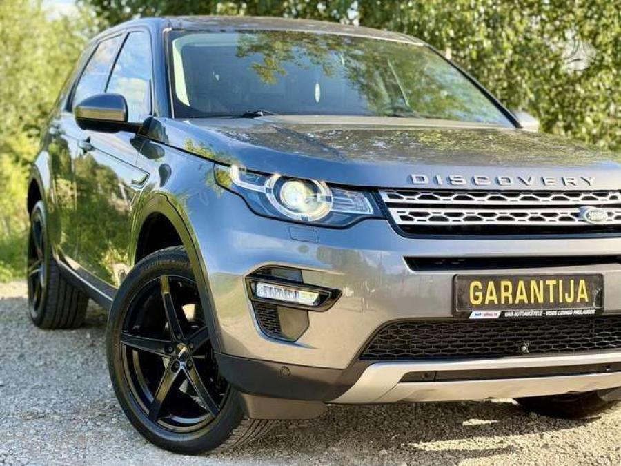 Pelēks Land Rover Discovery Sport 2015 Šauļi, ar dzinēja tilpumu 2.18 L un nobraukumu 213 tūkst. km par 14450 €, foto 16 vietnē AUTOMOTO.COM.LV