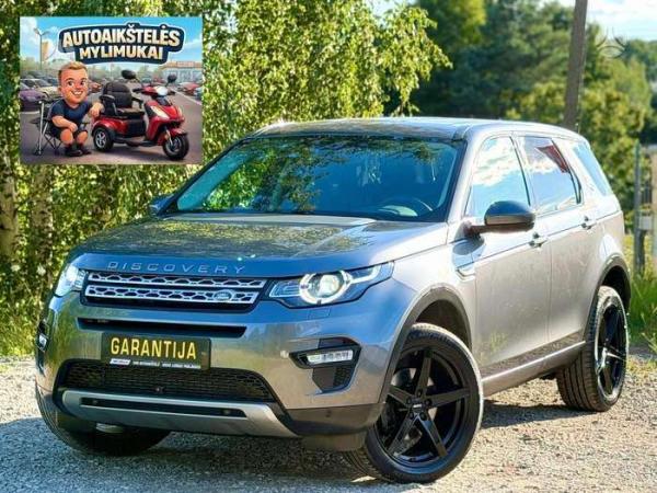 Grey Land Rover Discovery Sport 2015 in Siauliai, with an engine capacity of 2.18 L and mileage of 213 thousand km for 14450 €, photo 3 on AUTOMOTO.COM.LV