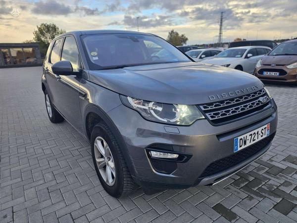 Pelēks Land Rover Discovery Sport 2015 Tauragė, ar dzinēja tilpumu 2.00 L un nobraukumu 212 tūkst. km par 6700 €, foto 4 vietnē AUTOMOTO.COM.LV
