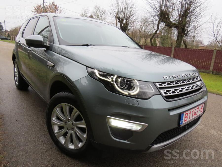 Pelēks Land Rover Discovery Sport 2016 Rīga, ar dzinēja tilpumu 2.00 L un nobraukumu 162 tūkst. km par 11795 €, foto 5 vietnē AUTOMOTO.COM.LV