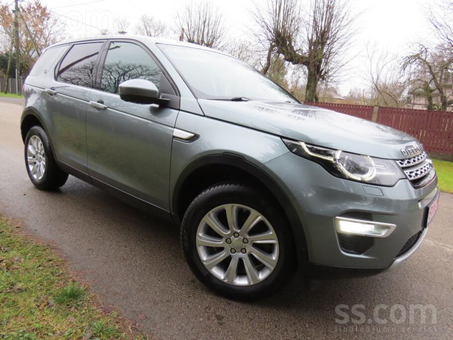 Pelēks Land Rover Discovery Sport 2016 Rīga, ar dzinēja tilpumu 2.00 L un nobraukumu 162 tūkst. km par 11795 €, foto 6 vietnē AUTOMOTO.COM.LV