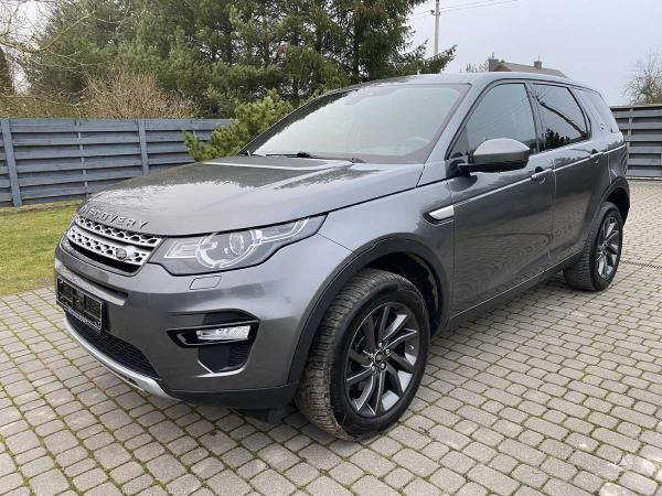 Pelēks Land Rover Discovery Sport 2016 Marijampole, ar dzinēja tilpumu 2.00 L un nobraukumu 172 tūkst. km par 10700 €, foto 1 vietnē AUTOMOTO.COM.LV