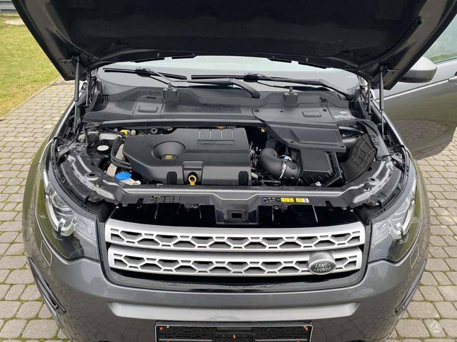 Pelēks Land Rover Discovery Sport 2016 Marijampole, ar dzinēja tilpumu 2.00 L un nobraukumu 172 tūkst. km par 10700 €, foto 12 vietnē AUTOMOTO.COM.LV