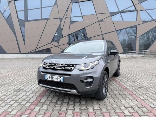 Pelēks Land Rover Discovery Sport 2016 Šauļi, ar dzinēja tilpumu 2.00 L un nobraukumu 155 tūkst. km par 11200 €, foto 5 vietnē AUTOMOTO.COM.LV