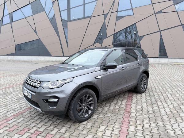 Pelēks Land Rover Discovery Sport 2016 Šauļi, ar dzinēja tilpumu 2.00 L un nobraukumu 155 tūkst. km par 11200 €, foto 9 vietnē AUTOMOTO.COM.LV