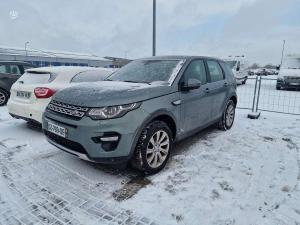 Pelēks Land Rover Discovery Sport 2016 Tauragė, ar dzinēja tilpumu 2.00 L un nobraukumu 133 tūkst. km par 6900 €, foto  vietnē AUTOMOTO.COM.LV