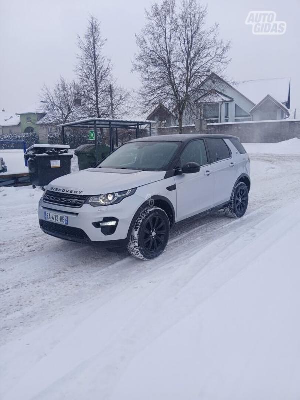 Pelēks Land Rover Discovery Sport 2016 Tauragė, ar dzinēja tilpumu 2.00 L un nobraukumu 165 tūkst. km par 10450 €, foto 5 vietnē AUTOMOTO.COM.LV
