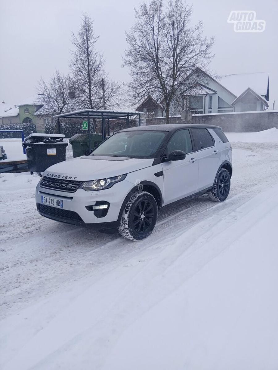 Pelēks Land Rover Discovery Sport 2016 Tauragė, ar dzinēja tilpumu 2.00 L un nobraukumu 165 tūkst. km par 10450 €, foto 5 vietnē AUTOMOTO.COM.LV