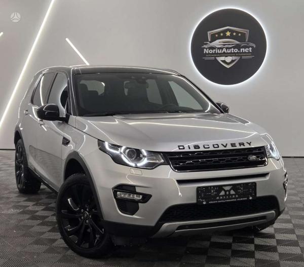 Grey Land Rover Discovery Sport 2016 in Marijampole, with an engine capacity of 2.00 L and mileage of 207 thousand km for 10999 €, photo 1 on AUTOMOTO.COM.LV