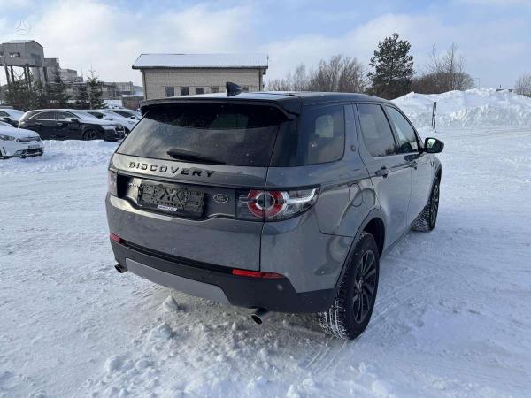 Pelēks Land Rover Discovery Sport 2016 Telšiai, ar dzinēja tilpumu 2.00 L un nobraukumu 207 tūkst. km par 9700 €, foto 7 vietnē AUTOMOTO.COM.LV