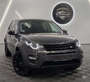 Pelēks Land Rover Discovery Sport 2016 Marijampole, ar dzinēja tilpumu 2.00 L un nobraukumu 162 tūkst. km par 12999 €, foto  vietnē AUTOMOTO.COM.LV