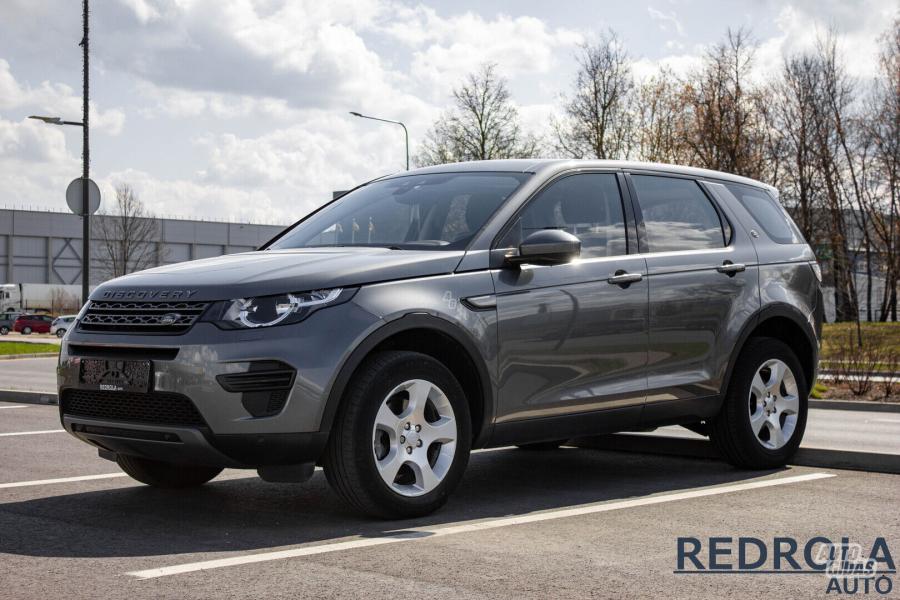 Pelēks Land Rover Discovery Sport 2016 Kauņa, ar dzinēja tilpumu 2.00 L un nobraukumu 140 tūkst. km par 8300 €, foto 1 vietnē AUTOMOTO.COM.LV
