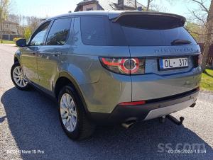 Pelēks Land Rover Discovery Sport 2016 Rīga, ar dzinēja tilpumu 2.00 L un nobraukumu 134 tūkst. km par 10950 €, foto 4 vietnē AUTOMOTO.COM.LV