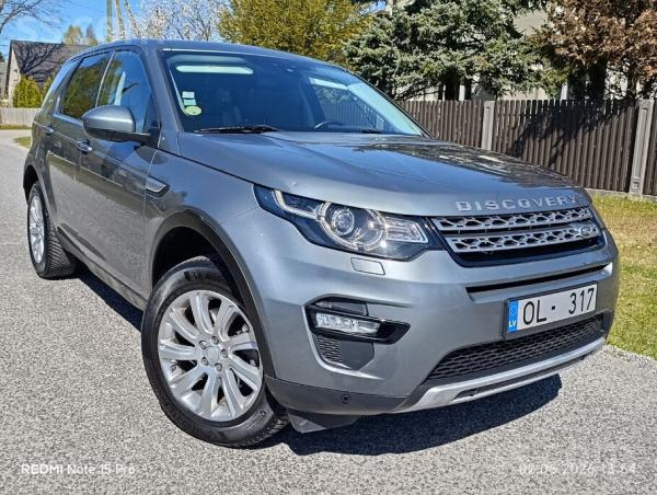 Серый Ленд Ровер Discovery Sport 2016 в Рига, объемом двигателя 2.00 л и пробегом 134 тыс. км за 10950 €, фото 4 на AUTOMOTO.COM.LV