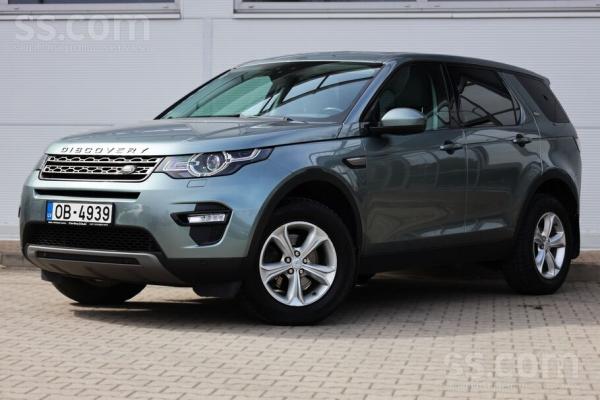 Pelēks Land Rover Discovery Sport 2016 Rīga, ar dzinēja tilpumu 2.00 L un nobraukumu 0 tūkst. km par 12995 €, foto 1 vietnē AUTOMOTO.COM.LV