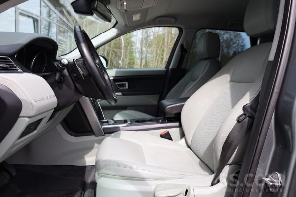 Pelēks Land Rover Discovery Sport 2016 Rīga, ar dzinēja tilpumu 2.00 L un nobraukumu 0 tūkst. km par 12995 €, foto 10 vietnē AUTOMOTO.COM.LV