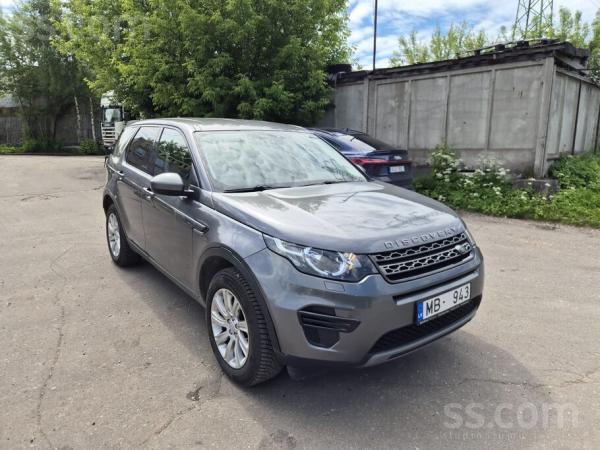 Pelēks Land Rover Discovery Sport 2016 Rīga, ar dzinēja tilpumu 2.00 L un nobraukumu 210 tūkst. km par 8990 €, foto 2 vietnē AUTOMOTO.COM.LV