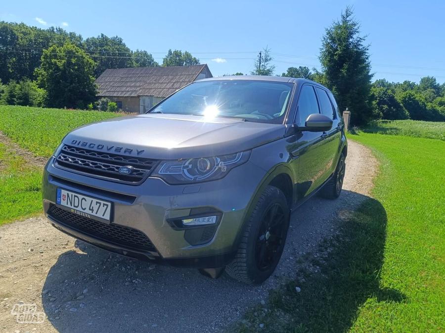 Pelēks Land Rover Discovery Sport 2016 Kretinga, ar dzinēja tilpumu 2.00 L un nobraukumu 207 tūkst. km par 10900 €, foto 1 vietnē AUTOMOTO.COM.LV