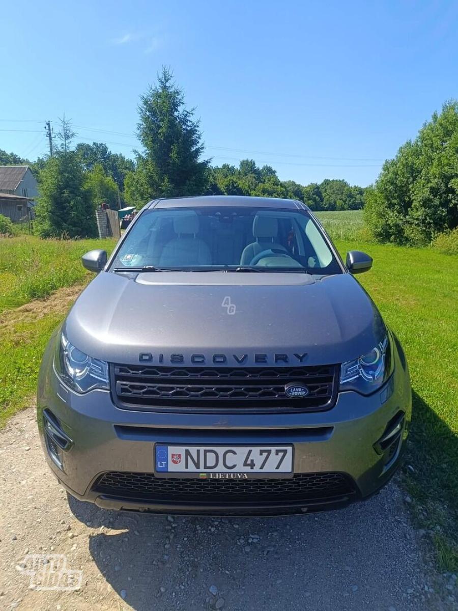Pelēks Land Rover Discovery Sport 2016 Kretinga, ar dzinēja tilpumu 2.00 L un nobraukumu 207 tūkst. km par 10900 €, foto 6 vietnē AUTOMOTO.COM.LV