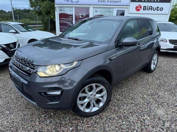 Grey Land Rover Discovery Sport 2016 in Utena, with an engine capacity of 2.00 L and mileage of 244 thousand km for 9900 €, photo 1 on AUTOMOTO.COM.LV