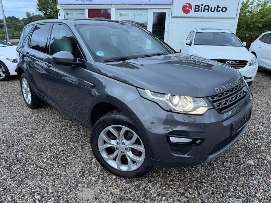 Grey Land Rover Discovery Sport 2016 in Utena, with an engine capacity of 2.00 L and mileage of 244 thousand km for 9900 €, photo 4 on AUTOMOTO.COM.LV