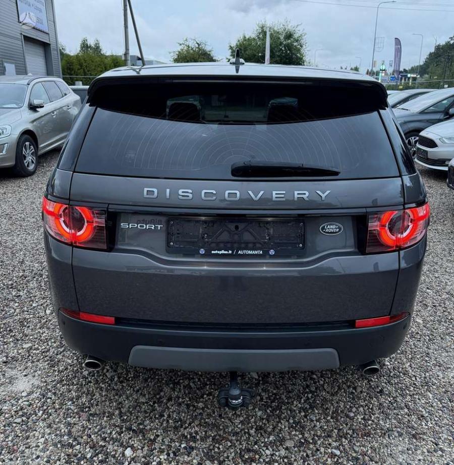 Grey Land Rover Discovery Sport 2016 in Utena, with an engine capacity of 2.00 L and mileage of 244 thousand km for 9900 €, photo 15 on AUTOMOTO.COM.LV