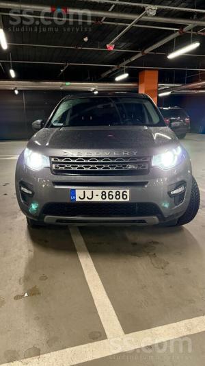 Pelēks Land Rover Discovery Sport 2016 Rīga, ar dzinēja tilpumu 2.00 L un nobraukumu 144 tūkst. km par 12000 €, foto 4 vietnē AUTOMOTO.COM.LV