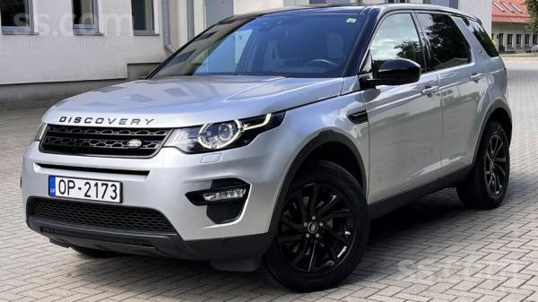 Pelēks Land Rover Discovery Sport 2016 Jelgava, ar dzinēja tilpumu 2.00 L un nobraukumu 191 tūkst. km par 12600 €, foto 1 vietnē AUTOMOTO.COM.LV