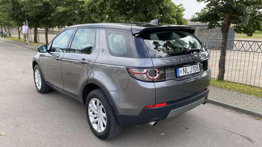 Pelēks Land Rover Discovery Sport 2016 Mažeikiai, ar dzinēja tilpumu 2.00 L un nobraukumu 274 tūkst. km par 9200 €, foto 9 vietnē AUTOMOTO.COM.LV