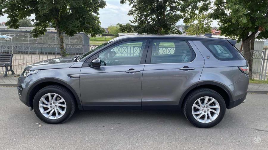 Pelēks Land Rover Discovery Sport 2016 Mažeikiai, ar dzinēja tilpumu 2.00 L un nobraukumu 274 tūkst. km par 9200 €, foto 10 vietnē AUTOMOTO.COM.LV