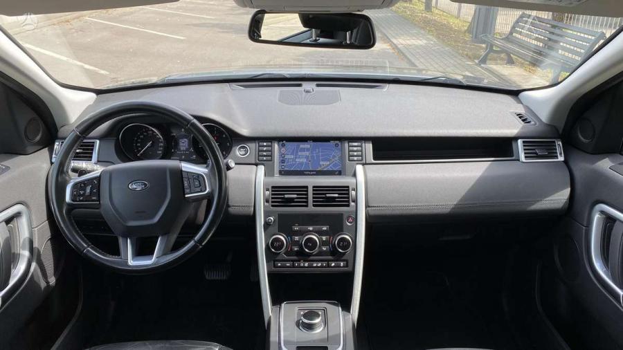 Pelēks Land Rover Discovery Sport 2016 Mažeikiai, ar dzinēja tilpumu 2.00 L un nobraukumu 274 tūkst. km par 9200 €, foto 11 vietnē AUTOMOTO.COM.LV